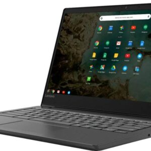 Lenovo 14 inch HD Premium Chromebook with 32GB MicroSD Card | Mediatek Quad-core Processor | 4GB RAM | 32GB eMMC | Wireless-AC | USB-C | HDMI | Webcam | Bluetooth | Chrome OS | Black