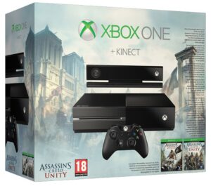 refurbished xbox one 500gb console kinect assassin's creed: unity bundle