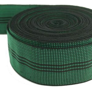 AUXPhome Elastic 10% Stretch Latex Webbing Upholstery Elasticated Band Strap Belt Elastic Spool 2" inches Wide x 20' feet, for Sofa/Couch/Chair Furniture Repair DIY or Replacement