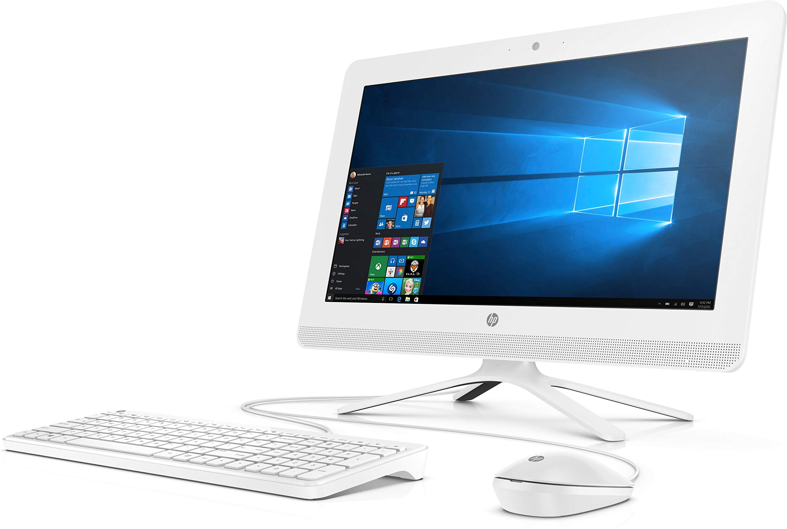 HP 20-c434 AIO - 19.5" HD+ - AMD A4-9125 - 4GB Memory - 1TB Hard Drive - White