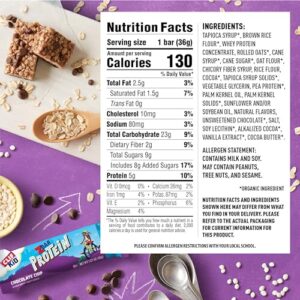 CLIF Kid Zbar Protein - Chocolate Chip - Crispy Whole Grain Snack Bars - Made with Organic Oats - Non-GMO - 5g Protein - 1.27 oz. (15 Pack)