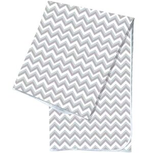 youngever 42 inch x 42 inch washable highchair splat floor mat, splash mess mat, food catcher art craft leak proof mat (grey wave)