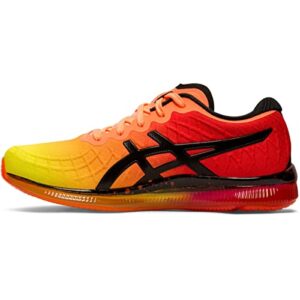 asics women's gel-quantum infinity shoes, 11, sour yuzu/black