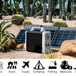 MAXOAK Portable Power Station EB150 1500Wh AC110V/1000W Camping Solar Generator Lithium Emergency Battery Backup with 2 AC outlet Pure Sinewave,DC12V,USB-C for Outdoor Road Trip Travel Fishing