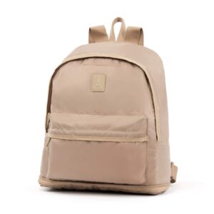 travelpro essentials foldable backpack (khaki)