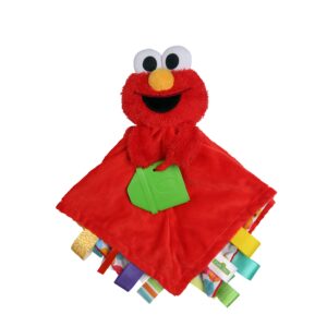 bright starts sesame street snuggles with elmo baby's first soothing blanket, ages 0-12 months