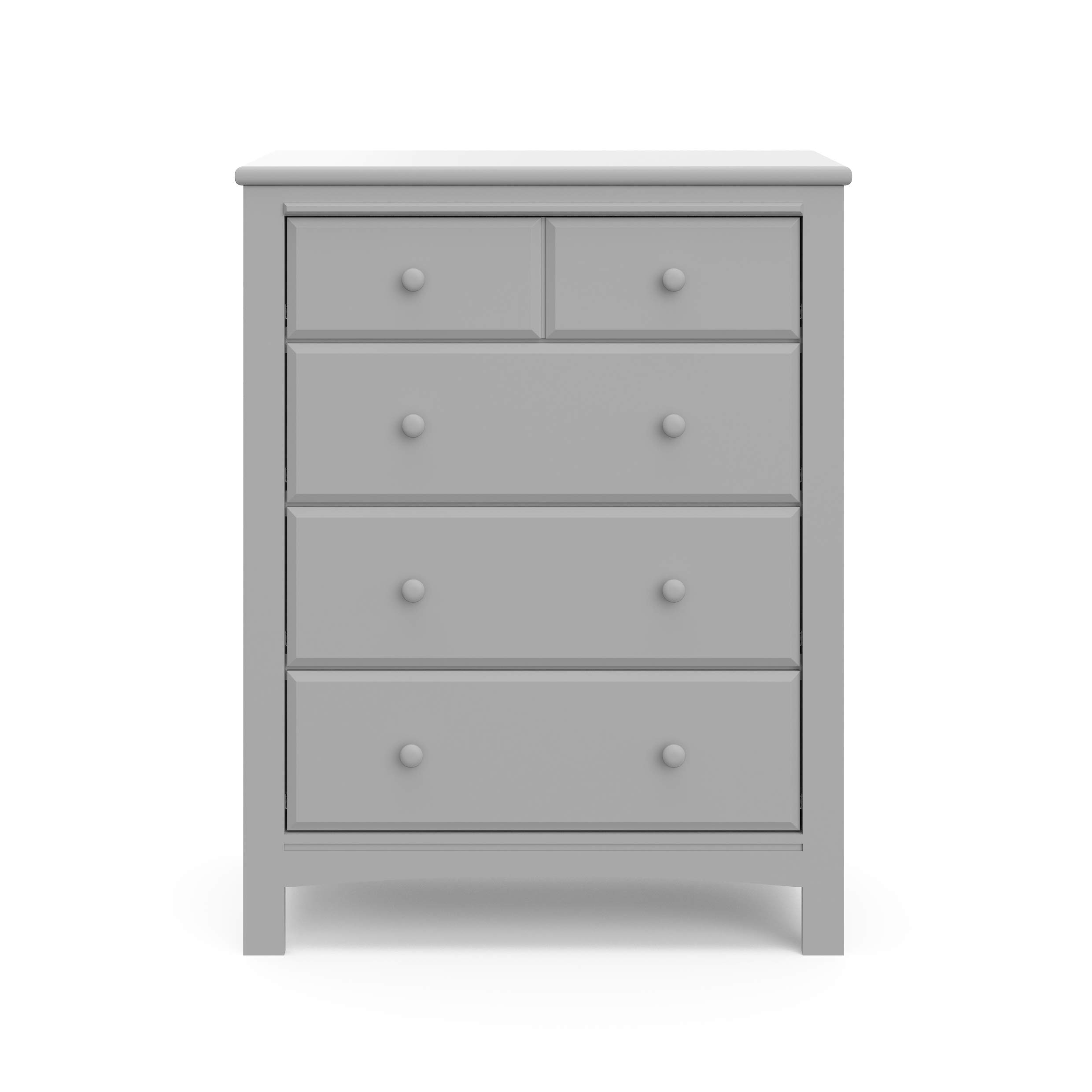 Graco Benton 4 Drawer Dresser (Pebble Gray) – Easy New Assembly Process, Universal Design, Kids Bedroom Dresser Organizer, Nursery Chest, Coordinates with Any Nursery or Children's Bedroom