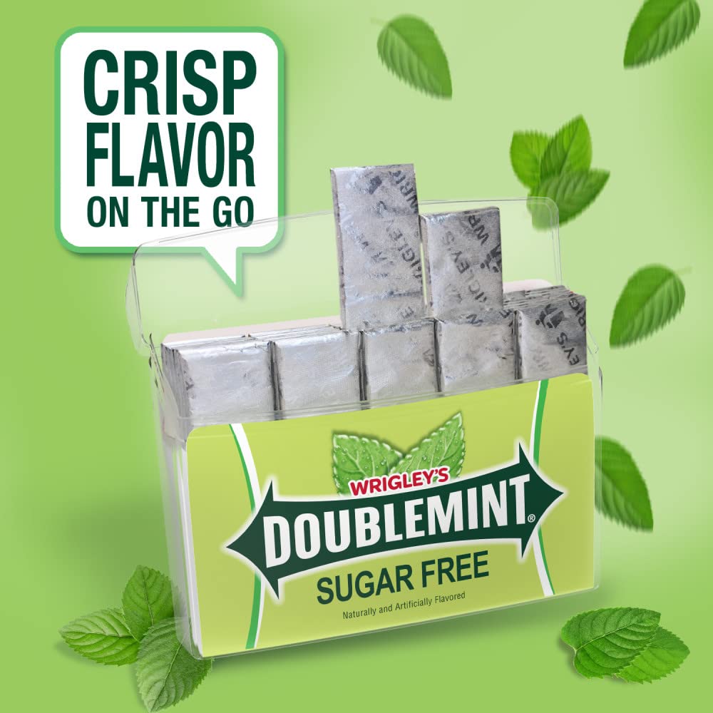 DOUBLEMINT Gum 35 stick SugarFree MegaPack 4.7 oz -Pack of 6