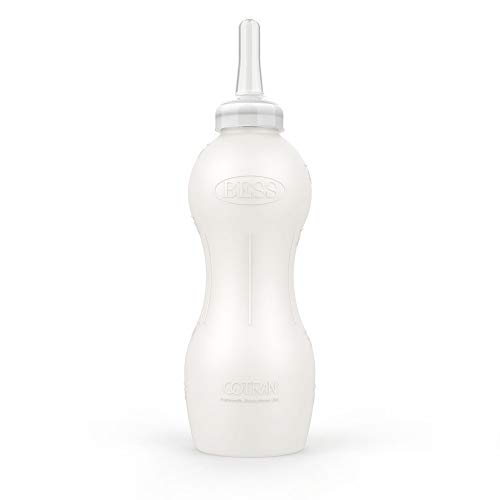 BESS Calf 2qt Nursing Feeding Bottle: Leak-Free, with Clear snap on Nipple (2 qt)