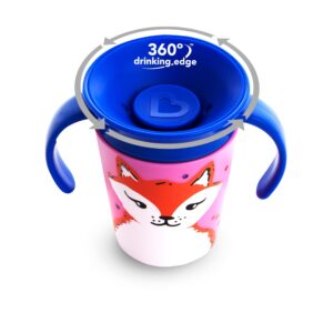 munchkin® miracle® 360 wildlove trainer sippy cup, 6 oz, red fox