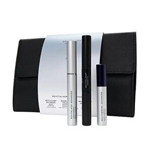 RevitaLash Cosmetics, RevitaLash Favorites - RevitaLash Advanced 3.5ml, RevitaBrow Advanced 1.5ml, Mini Double-Ended Volume Set & Signature Cosmetic Bag