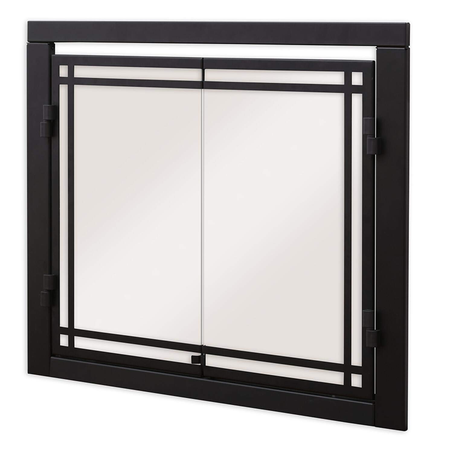 Dimplex Revillusion® 42" Double Glass Doors for Model RBF42 (Model: RBFDOOR42), Black