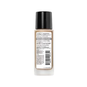 Almay Skin Perfecting Comfort Matte Foundation, Hypoallergenic, Cruelty Free, -Fragrance-Free, Dermatologist Tested Liquid Makeup, Neutral Toasty Beige, 1 Fluid Ounce