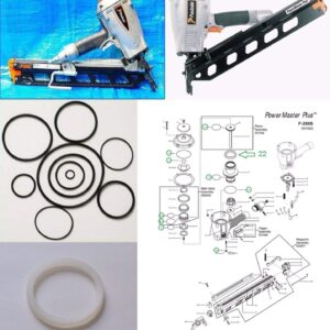 HAKATOP O-Ring Rebuild Kit for Paslode Framing Nailer F350-S With 402011 Cylinder Seal