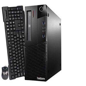 lenovo thinkcentre m93p sff business desktop computer, intel dual-core i3-4130 processor up to 3.40 ghz, 8gb ram, 500gb hdd, wifi, windows 10 pro (renewed)