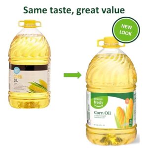 Amazon Fresh, Corn Oil, 128 Fl Oz (Previously Happy Belly, Packaging May Vary)