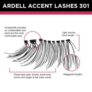 Ardell Accent Lashes 301, 4 Pack