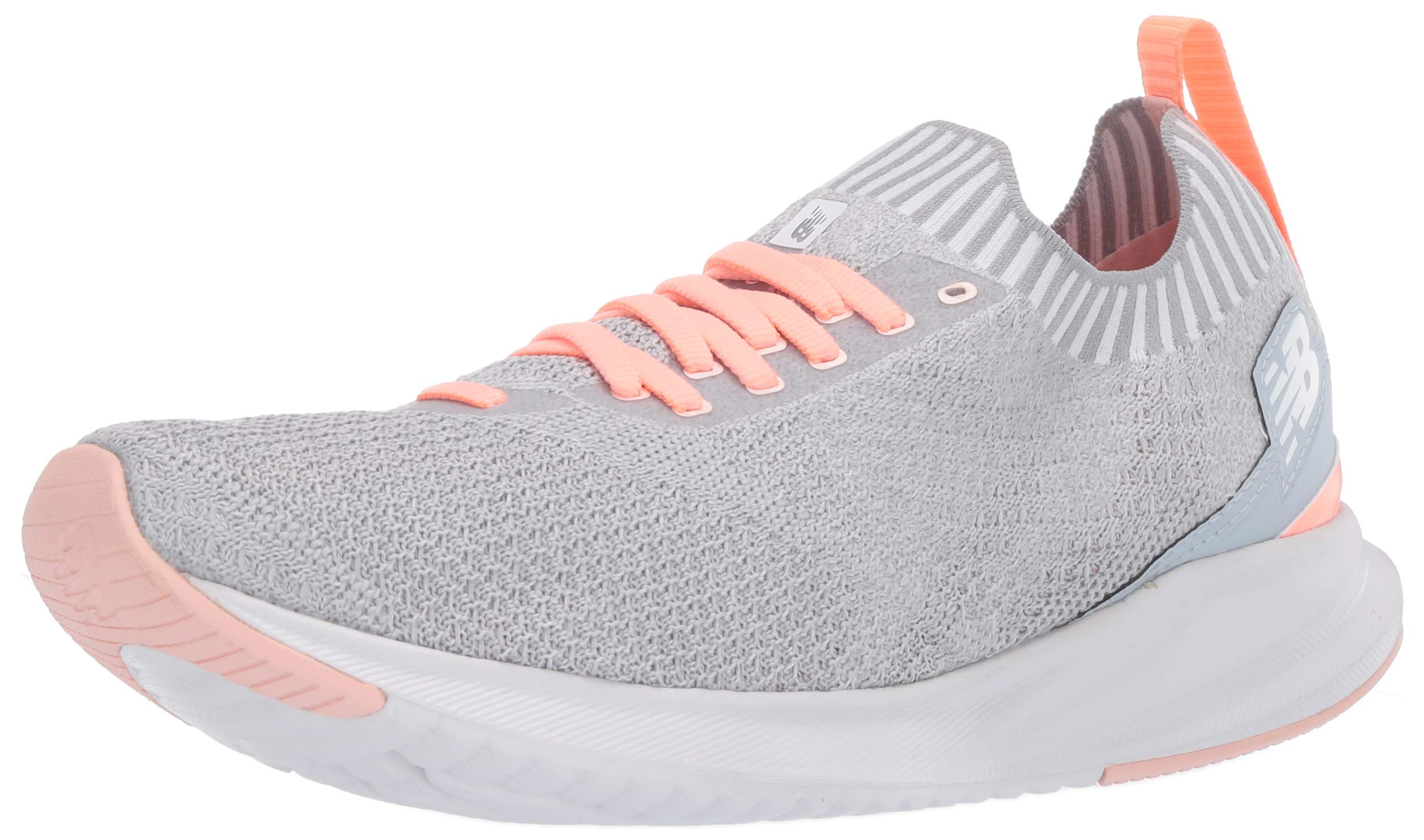 New Balance Women's Vizo Pro Run Knit V1 Shoe, Light Cyclone/Ginger Pink/Peach Soda, 5.5 Wide