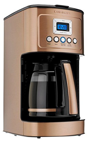 Cuisinart DCC-3200 Programmable Coffeemaker with Glass Carafe and Stainless Steel Handle, 14 Cup, Light Grey