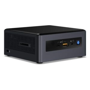 intel nuc 8 mainstream-g mini pc with optane memory, hdd & windows 10 - core i7