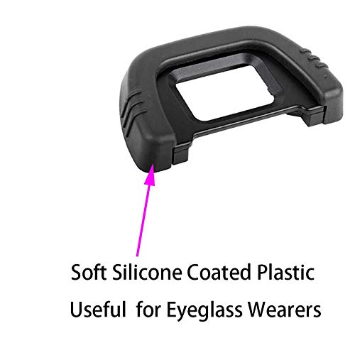 D90 D7000 Eyepiece Eyecup Eye Cup DK-21 for Nikon D750 D610 D600 D300 D200 D80 D70 D50 Camera Viewfinder, ULBTER Eyepiece Cover & Hot Shoe Cover -(2+2 Pack)