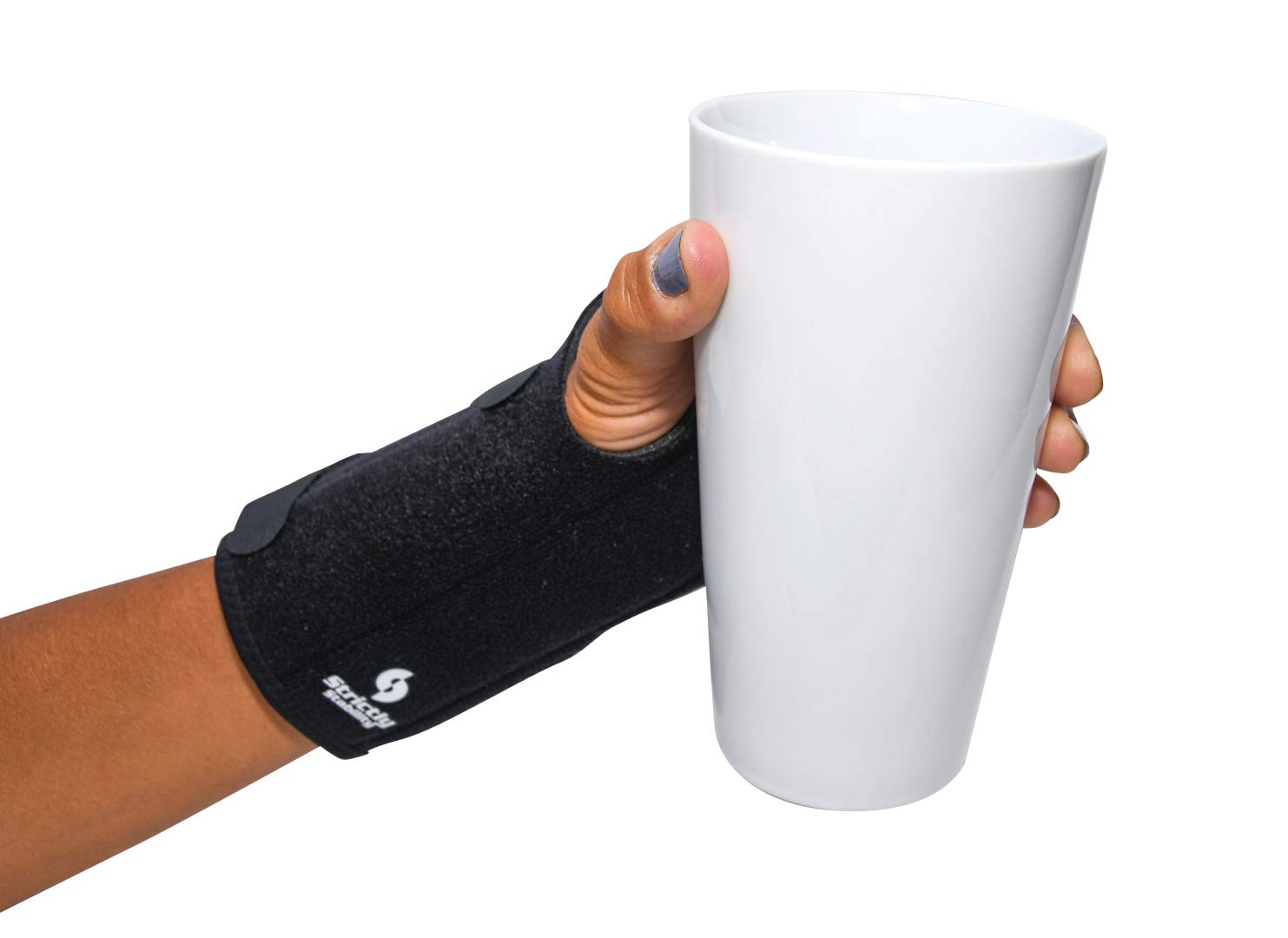 StrictlyStability Wrist Brace for Carpal Tunnel, Arthritis, Tendonitis Support Fitting Both Hands (Universal)