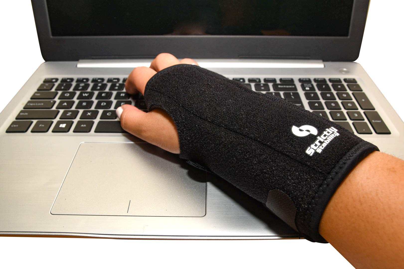 StrictlyStability Wrist Brace for Carpal Tunnel, Arthritis, Tendonitis Support Fitting Both Hands (Universal)