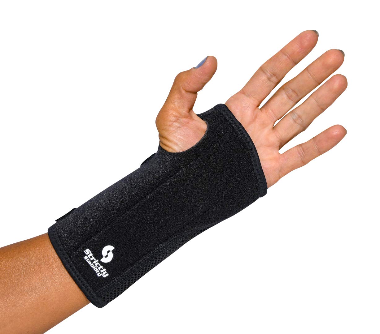 StrictlyStability Wrist Brace for Carpal Tunnel, Arthritis, Tendonitis Support Fitting Both Hands (Universal)