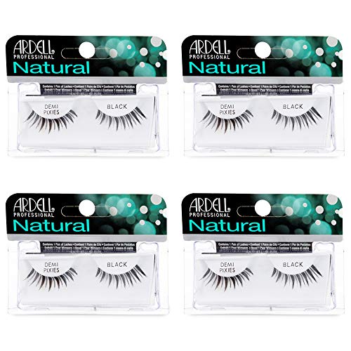 Ardell Natural Lashes False Eyelashes Demi Pixies Black (4 pack)