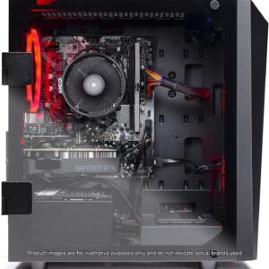 SkyTech Blaze II Gaming Computer PC Desktop – Ryzen 5 2600 6-Core 3.4 GHz, NVIDIA GeForce GTX 1660 TI 6G, 500G SSD, 8GB DDR4, RGB, AC WiFi, Windows 10 Home 64-bit