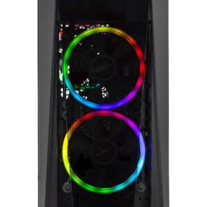 SkyTech Blaze II Gaming Computer PC Desktop – Ryzen 5 2600 6-Core 3.4 GHz, NVIDIA GeForce GTX 1660 TI 6G, 500G SSD, 8GB DDR4, RGB, AC WiFi, Windows 10 Home 64-bit