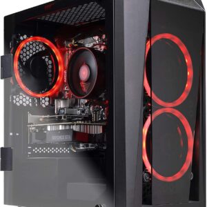 SkyTech Blaze II Gaming Computer PC Desktop – Ryzen 5 2600 6-Core 3.4 GHz, NVIDIA GeForce GTX 1660 TI 6G, 500G SSD, 8GB DDR4, RGB, AC WiFi, Windows 10 Home 64-bit