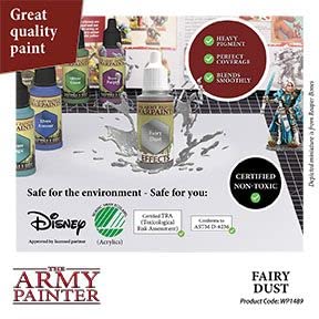 The Army Painter Fairy Dust Warpaint - Acrylic Non-Toxic Heavily Pigmented Water Based Paint for Tabletop Roleplaying, Boardgames, and Wargames Miniature Model Painting