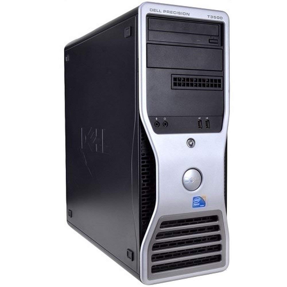 Dell Precision T3500 Tower High Performance Business Desktop, Intel Core XEON-W3550 3.06GHz up to 3.33GHz, 12GB RAM, 500GB HDD, 256GB SSD (Boot), DVD, Windows 10 Professional (Renewed)