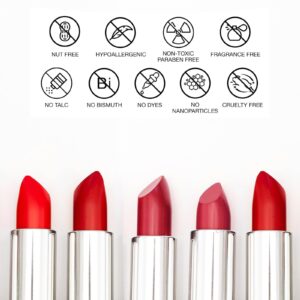 bellapierre Matte Lipstick with 100% Natural Non-Toxic Formulation | Cruelty & Paraben Free | Long Lasting Nourishing Color & Sun Protection – Incognito