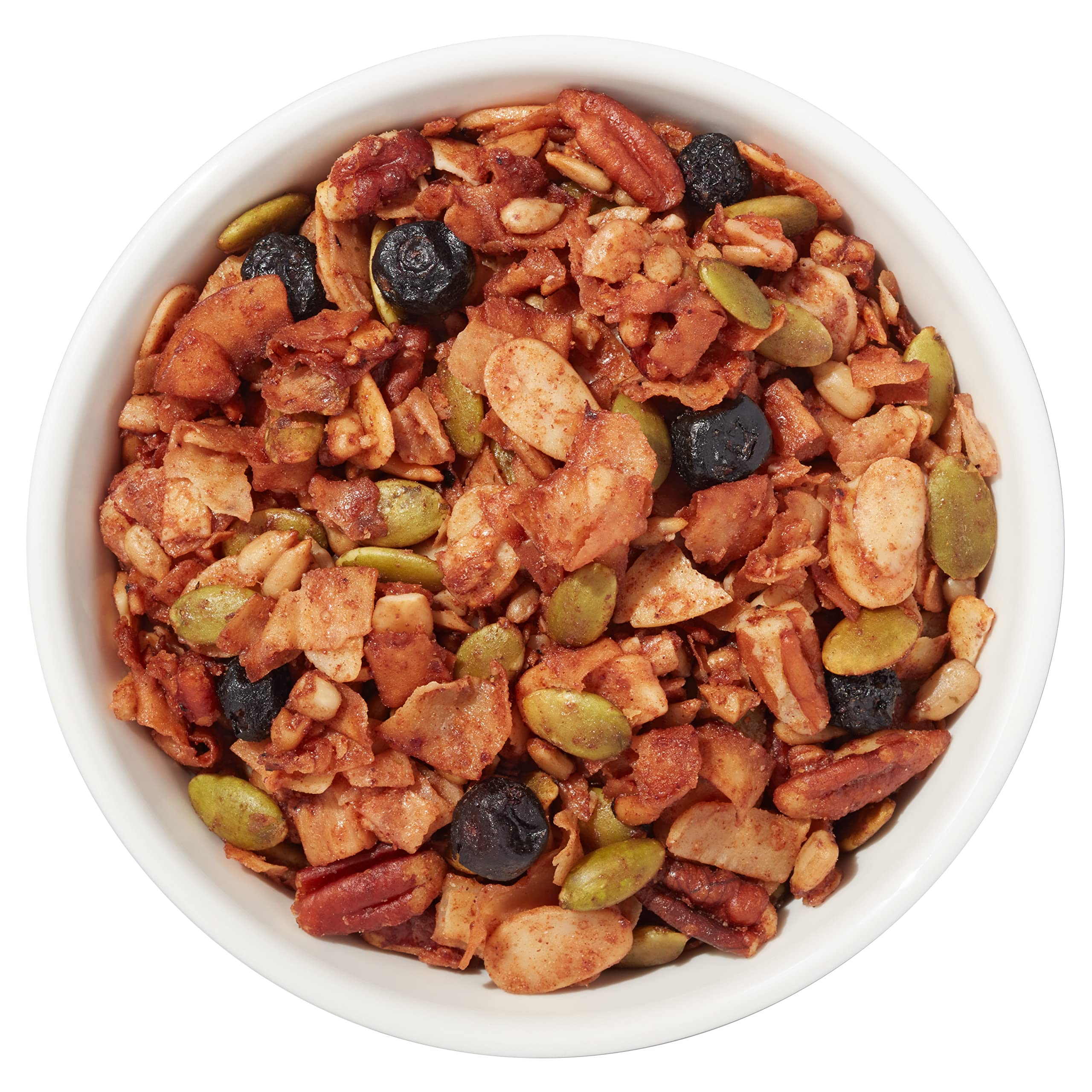 NuTrail Nut Granola Cereal, Blueberry Cinnamon, No Sugar Added, Keto, Low Carb, Gluten Free, Grain Free, Healthy Breakfast 8 oz. 1 Count