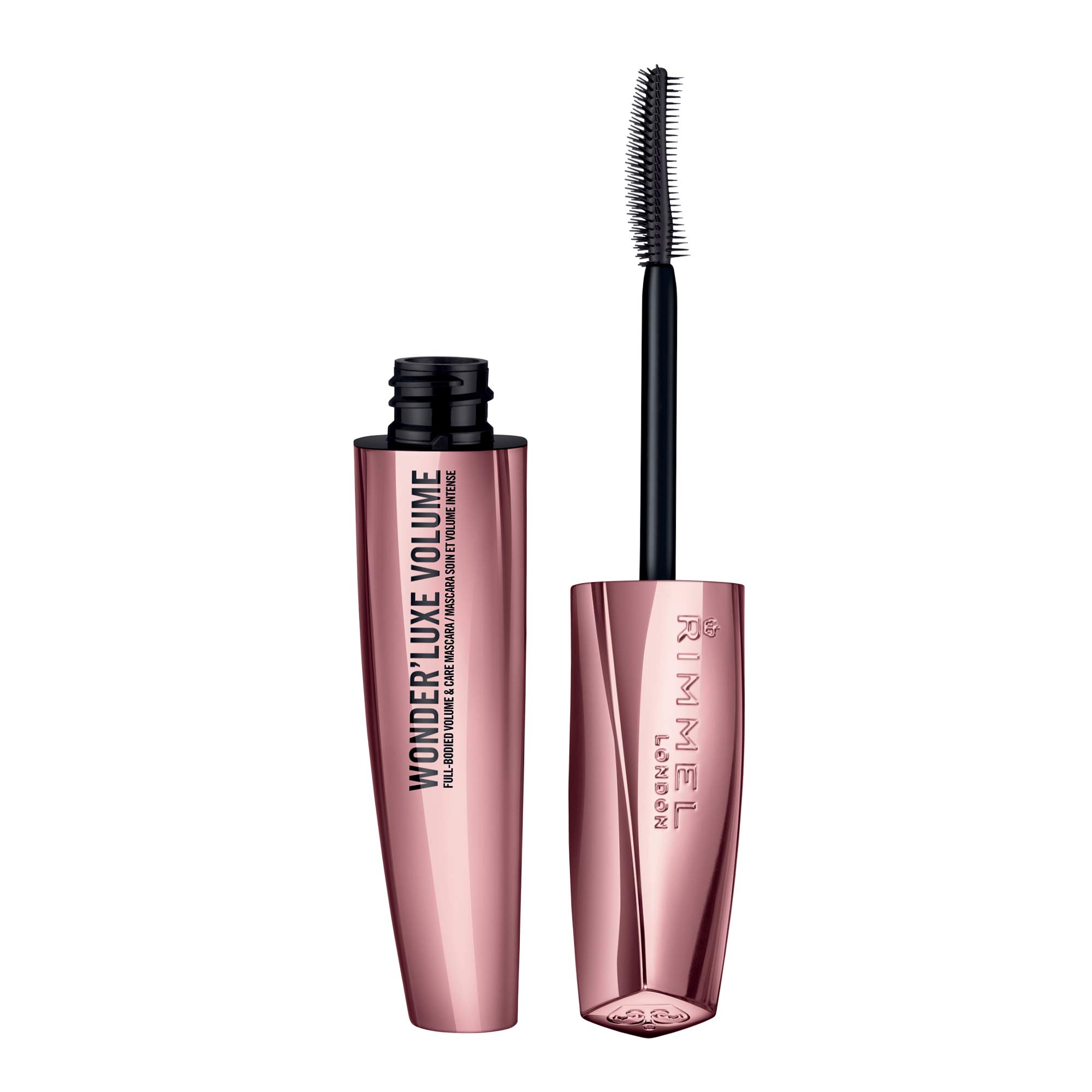 Rimmel Wonder'Luxe Volume Mascara, Long-Wearing, Volumizing, Smudge-Proof, 003, Extreme Black, 0.08oz