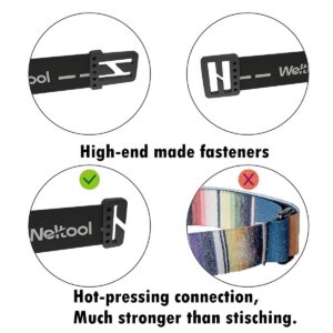 Weltool Elastic Headlamp Strap Replacement Headband for Most Black Diamond Petzl Energizer Pelican Fenix Headlamps 1”Width Comfortable Band