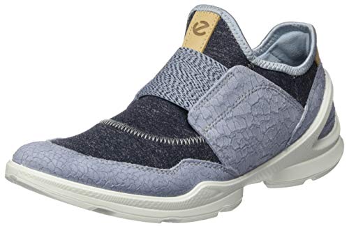 ECCO - Women’s BIOM Street Strap Walking Sneaker, Dusty Blue/Marine, 9-9.5 Medium US