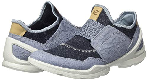 ECCO - Women’s BIOM Street Strap Walking Sneaker, Dusty Blue/Marine, 9-9.5 Medium US