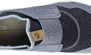 ECCO - Women’s BIOM Street Strap Walking Sneaker, Dusty Blue/Marine, 9-9.5 Medium US