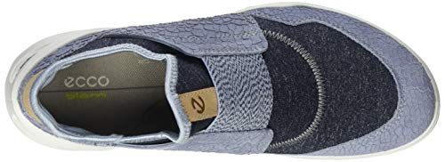 ECCO - Women’s BIOM Street Strap Walking Sneaker, Dusty Blue/Marine, 9-9.5 Medium US