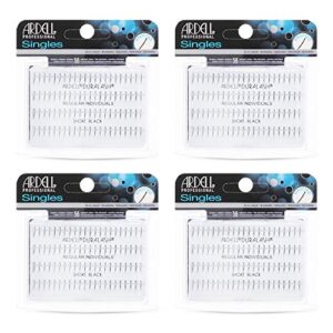 ardell false eyelashes regular short black 4 pack