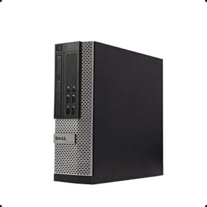 dell optiplex 7020 small form factor desktop pc, intel quad core i7-4790 up to 4.0ghz, 8g ddr3, 128g ssd, dvdrw, wifi, bt, dp, vga, windows 10 pro 64 language supports english/spanish/french(renewed)