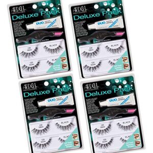 ardell false eyelashes deluxe pack 120 black 4 pack