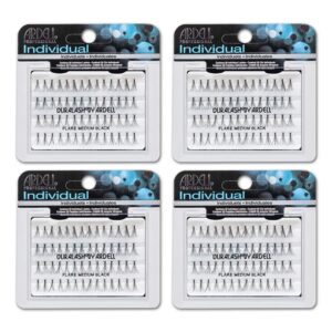 ardell false eyelashes medium black 4 pack