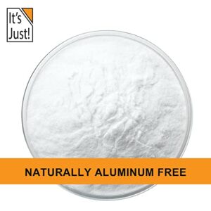 It's Just - Baking Soda, 100% Pure Sodium Bicarbonate, Food Grade, Non-GMO, Made in USA, Cooking, Baking, Aluminum Free (1.25 Pound)