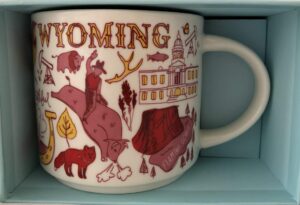 starbucks wyoming been there series across the globe collection coffee mug 14 oz