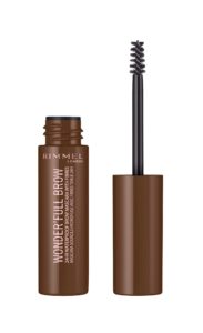 rimmel london wonder'full 24hr eyebrow mascara, long-wearing, waterproof, smudge-proof, 002, medium brown, 0.04oz