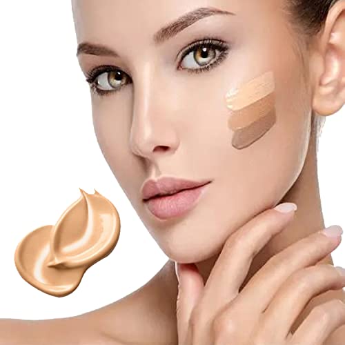 58g PHOERA Foundation Full Coverage Foundation Flawless Concealer Foundation Matte Oil Control Concealer Long Lasting Moisturizing Base Liquid Cover Cream Colour Changing Foundation for women&girls